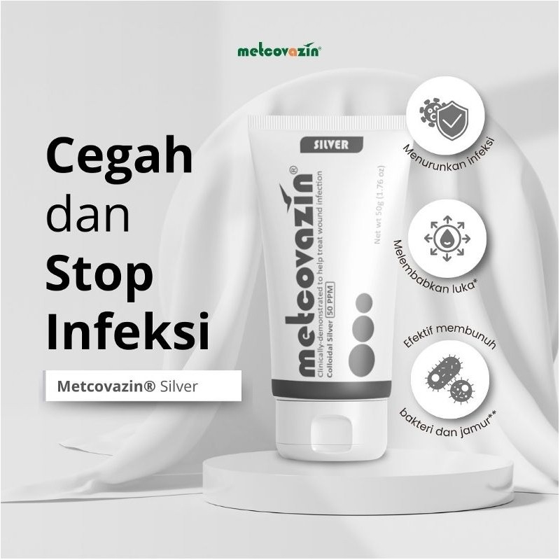 Jual BEST SELLER METCOVAZIN SILVER 50 GRAM Metcovazin red, salep lua ...