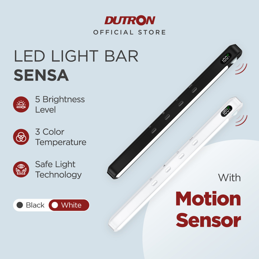 Jual DUTRON LED Light Bar Sensa / Lampu LED Sensor Gerak Portable ...
