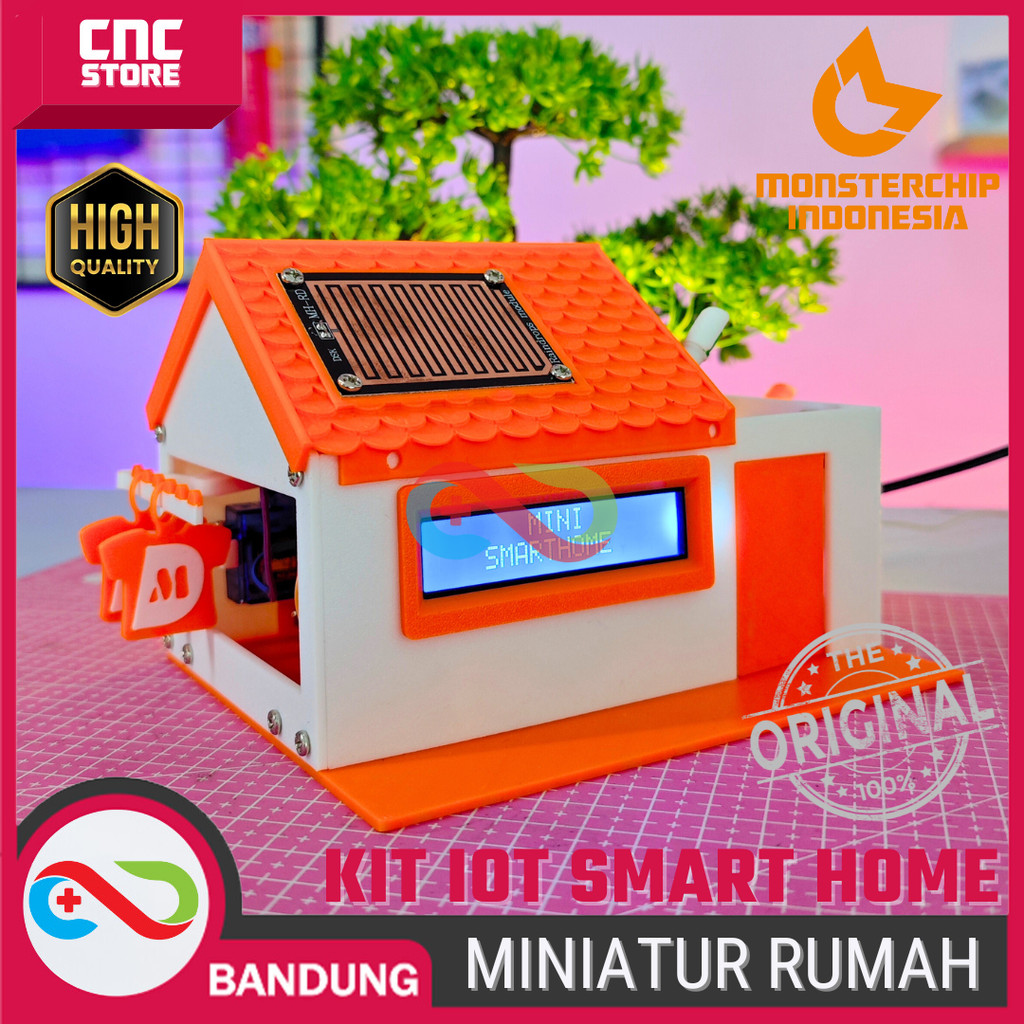 Jual Miniatur Rumah IoT Edukasi – Case Only, Untuk Proyek Arduino Smart Home | Shopee Indonesia
