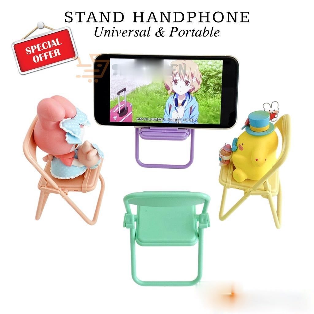 Jual KBA FOLDING STAND HANDPHONE MODEL KURSI MACARON SANDARAN HP KURSI ...
