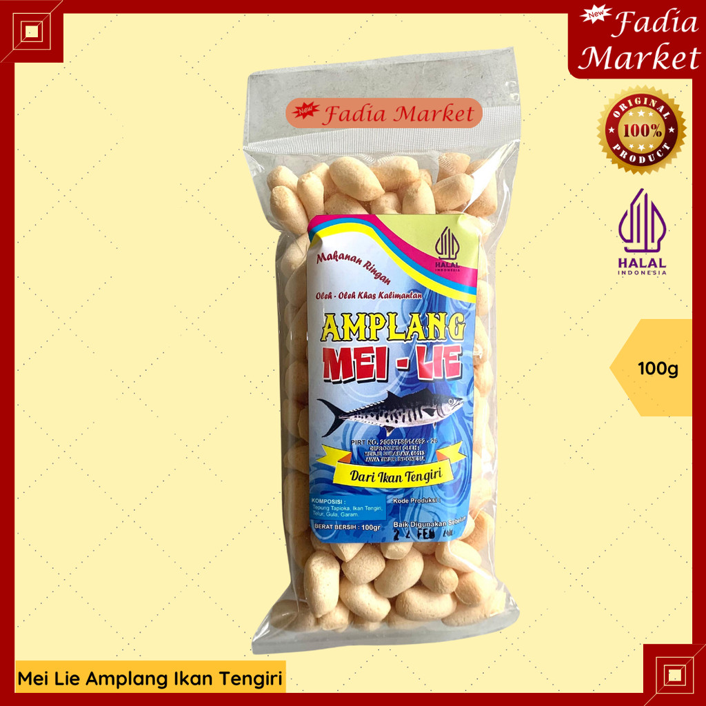 Jual Mei Lie Meilie Amplang Kuku Macan Ikan Tengiri Oleh Oleh Khas ...