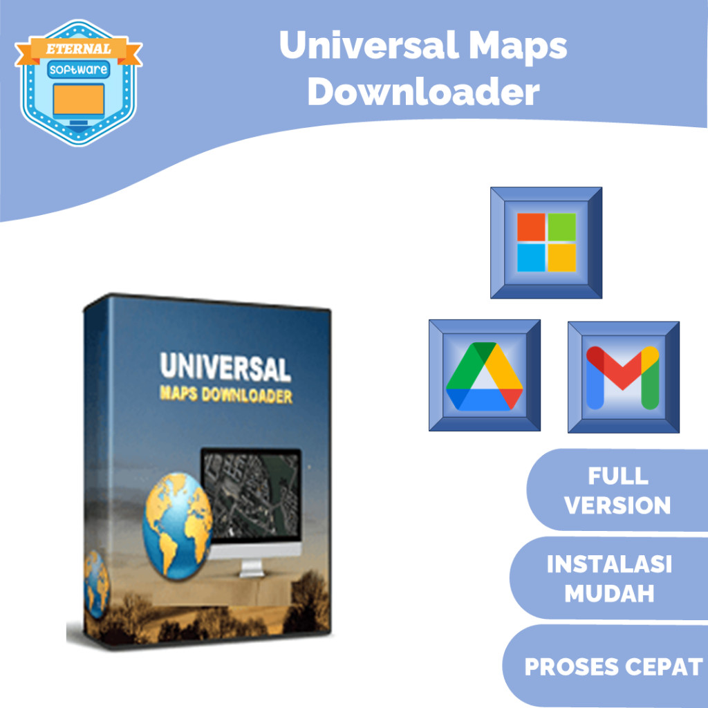 Jual Universal Maps Downloader Full Version Aplikasi Map GIS Full ...