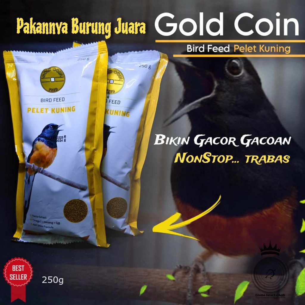 Jual GOLD COIN GOLDCOIN KUNING kemasan 250 GRAM/450 GRAM GAMBAR MURAI ...