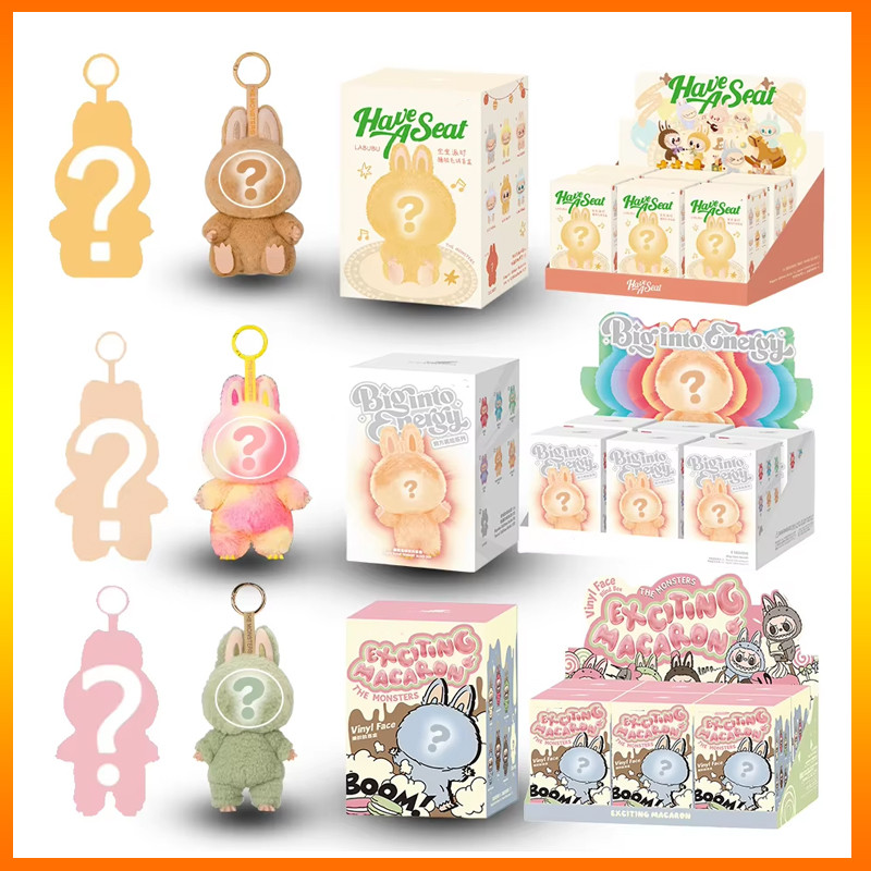 Jual Miniso Heartbeat Macaron Enamel Face Blind Box PVC Figurine ...
