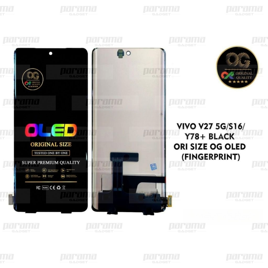 Jual LCD VIVO V27 5G / Y78 PLUS / VIVO S16 BLACK TOUCHSCREEN OLED ...