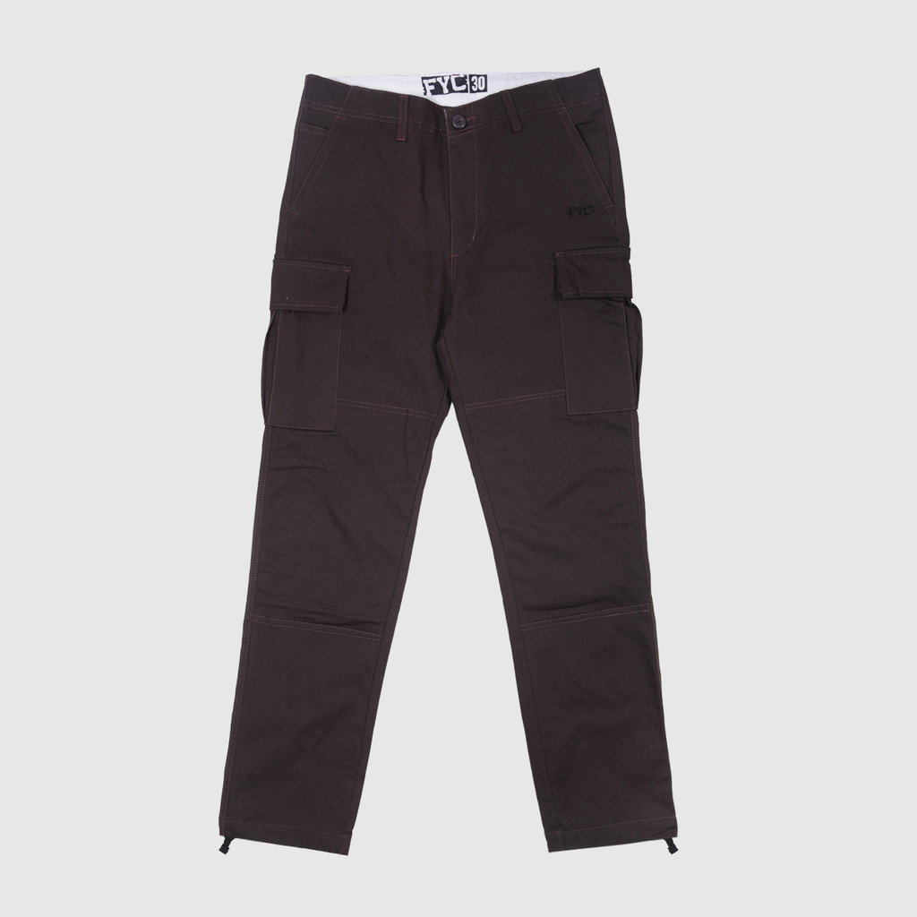 Jual FYC LONG PANTS SCENE CARGO DARK BROWN | Celana Cargo | Twill ...