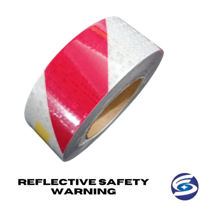 Jual Sticker Scotchlite Reflective Merah Putih / Police Line Safety ...