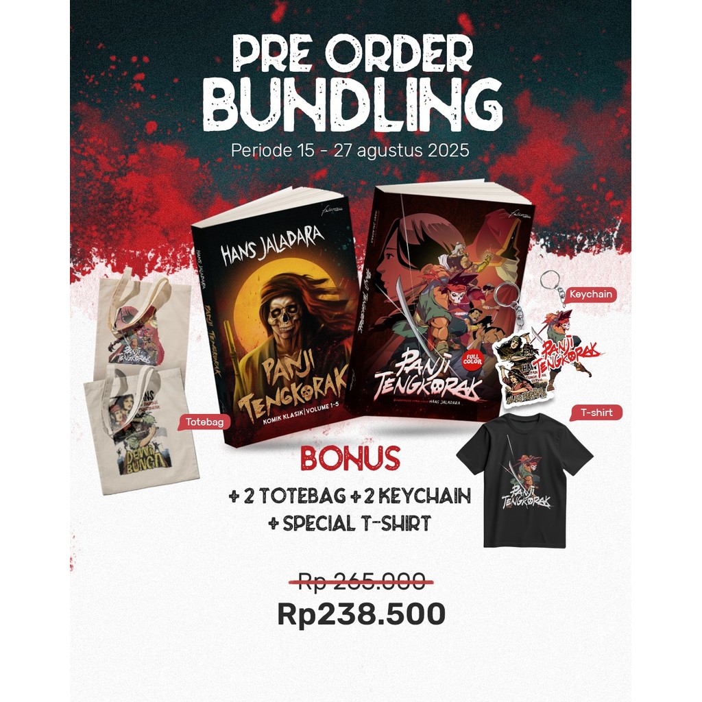 Jual Komik Panji Tengkorak Edisi Klasik Vol. 1-5 dan Full Color - Hans ...
