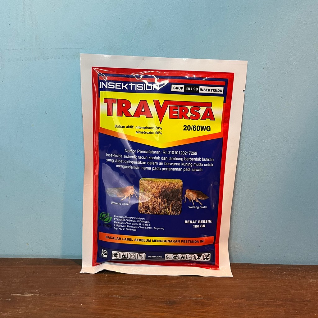 Jual INSEKTISIDA TRAVERSA 20/60 WG 100 GRAM PEMBASMI HAMA WERENG ...