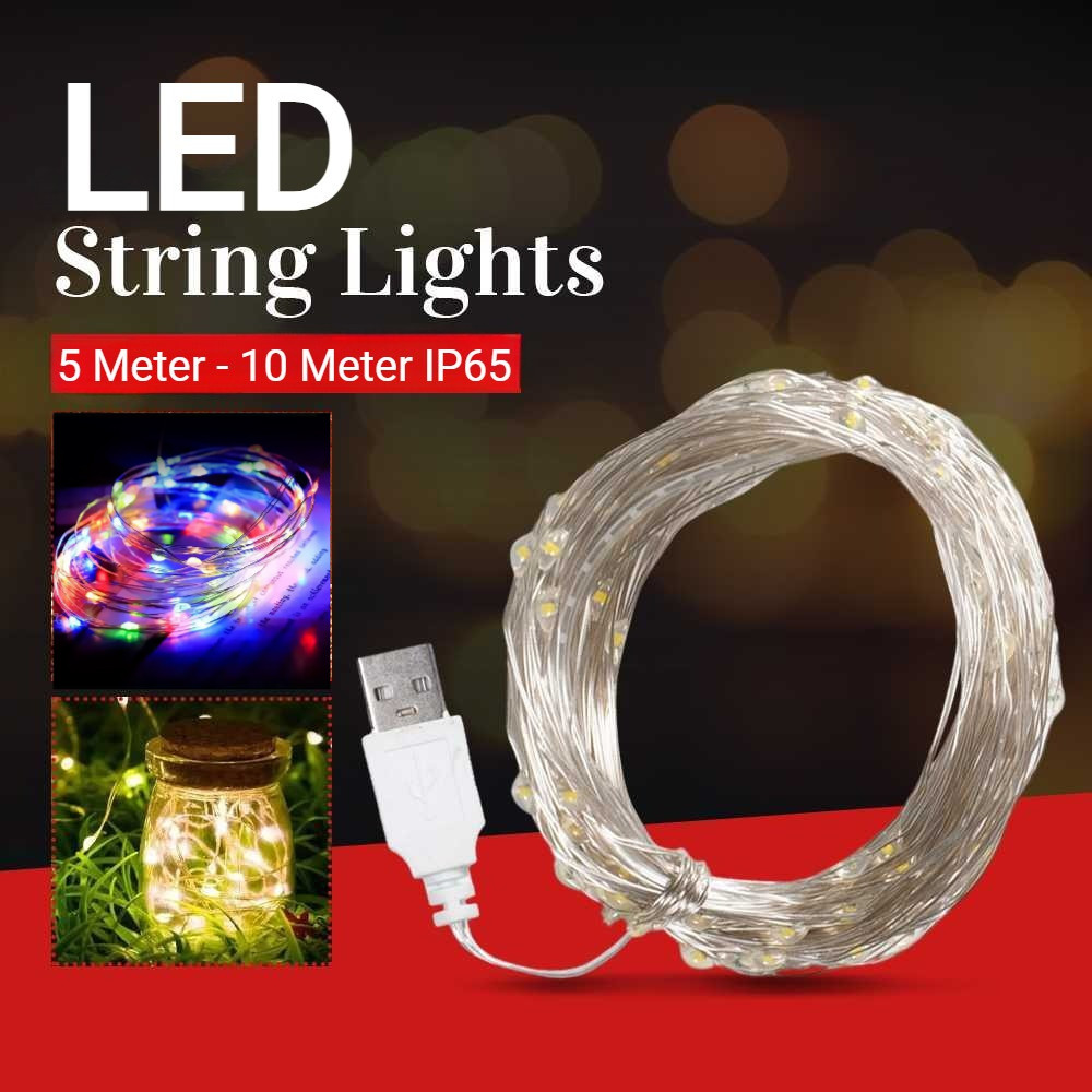Jual Lampu Hias USB Lampu Tumblr LED Kawat String Lights Dekorasi 5-10 ...