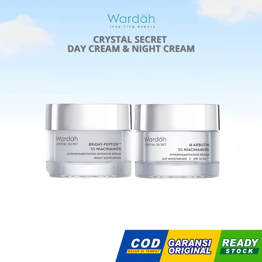 Jual WARDAH Crystal Secret Day / Night Cream 30g | Shopee Indonesia