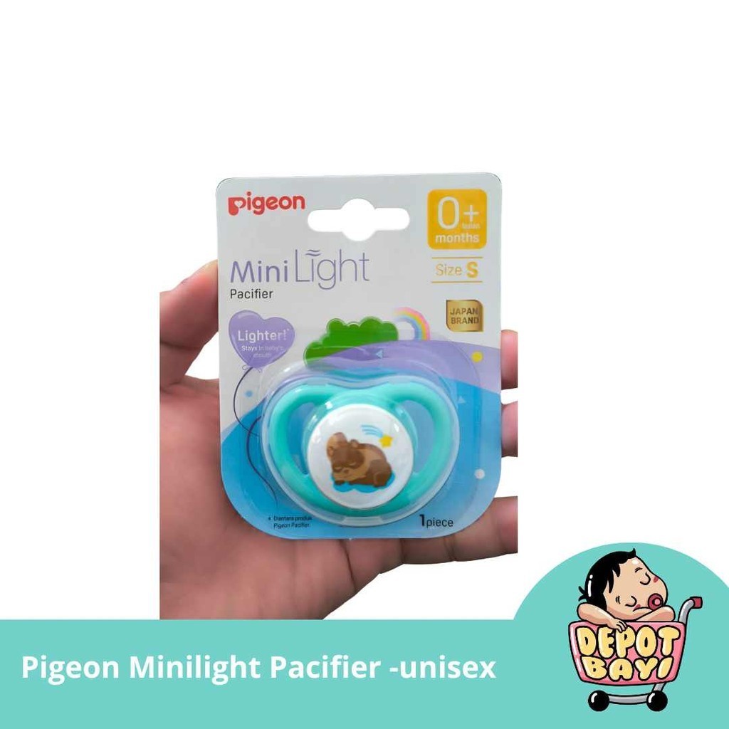 Jual PIGEON Minilight Pacifier Size S - Unisex | Empeng Bayi | Shopee ...