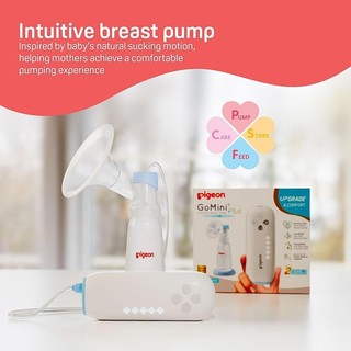 Jual Pigeon Breast Pump GO MINI Plus Single Pompa Asi Elektrik | Shopee ...