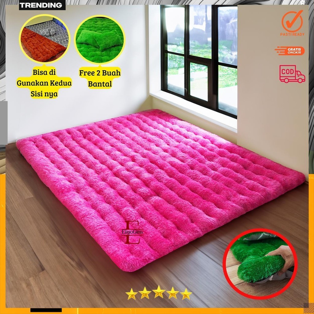 Jual Kasur bulu tebal ukuran180x80x8cm Super empuk/lembut/nyaman/murah ...