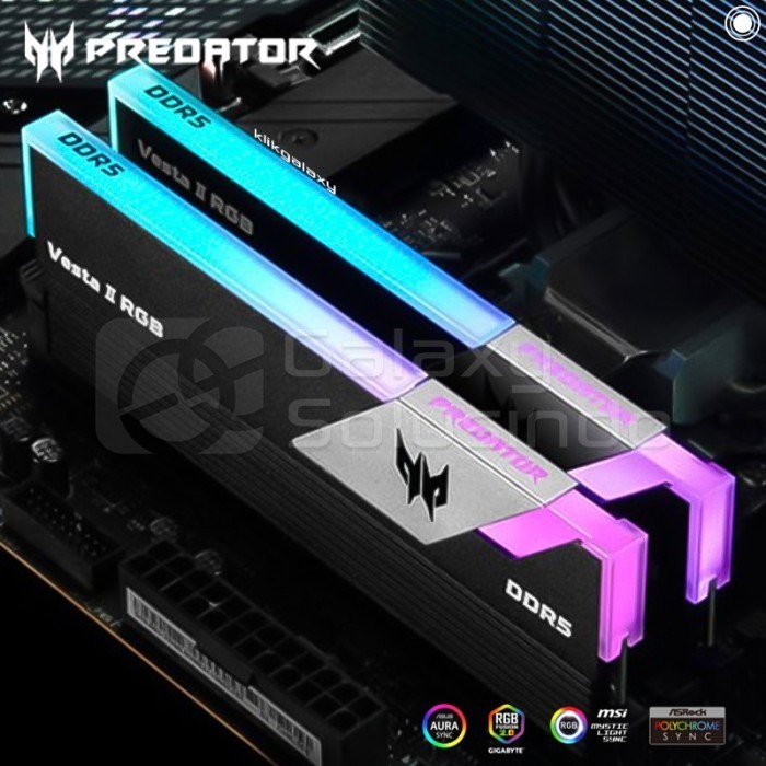 Jual ACER PREDATOR VESTA II RGB 64GB 2x32GB 6000MHz Dual Kit DDR5 ...
