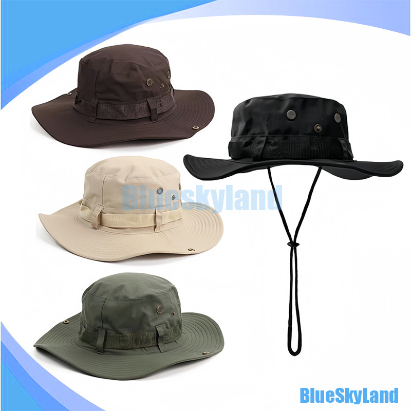 Jual Topi Hutan Topi Hiking Premium Outbond Topi Pantai Topi Gunung ...