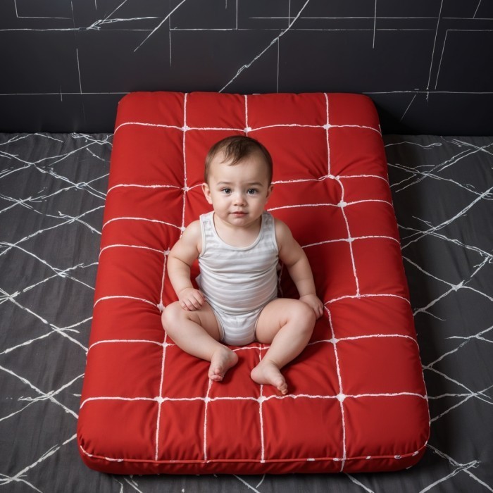 Jual Kasur Bayi Set lengkap Bantal Guling motif lengkap minimalis LP ...