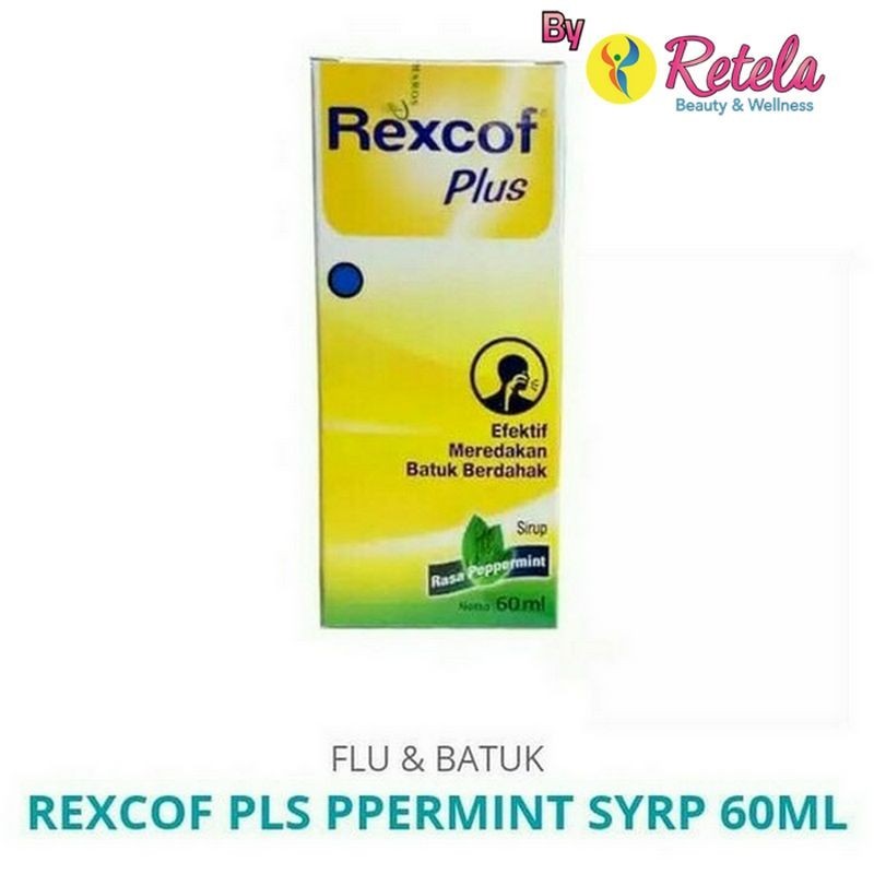 Jual REXCOF PLUS PPERMINT SYRUP 60ML/bromhexine/batuk berdahak | Shopee ...