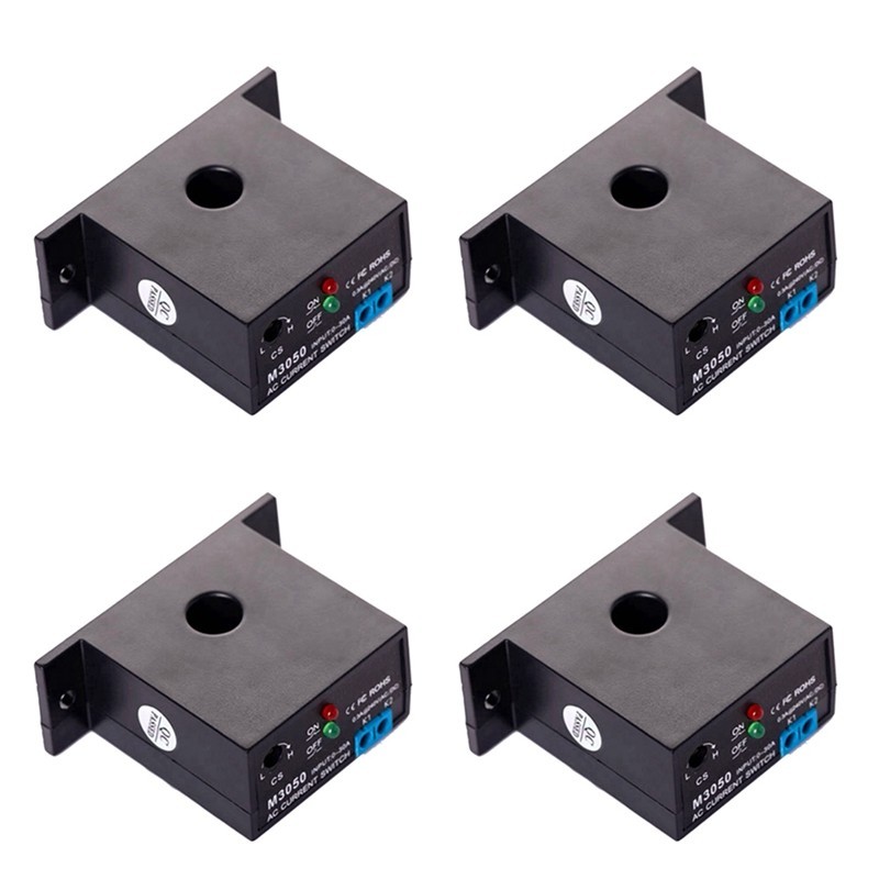 Jual 4x Current Sensing Switch Induction Relay Ac Linkage Device Plc Signal Over Limit Closed