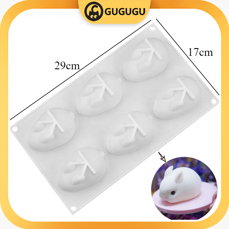 Jual 【Ready】Cetakan Puding Kelinci / Cetakan 3D Kue Fondant Coklat ...