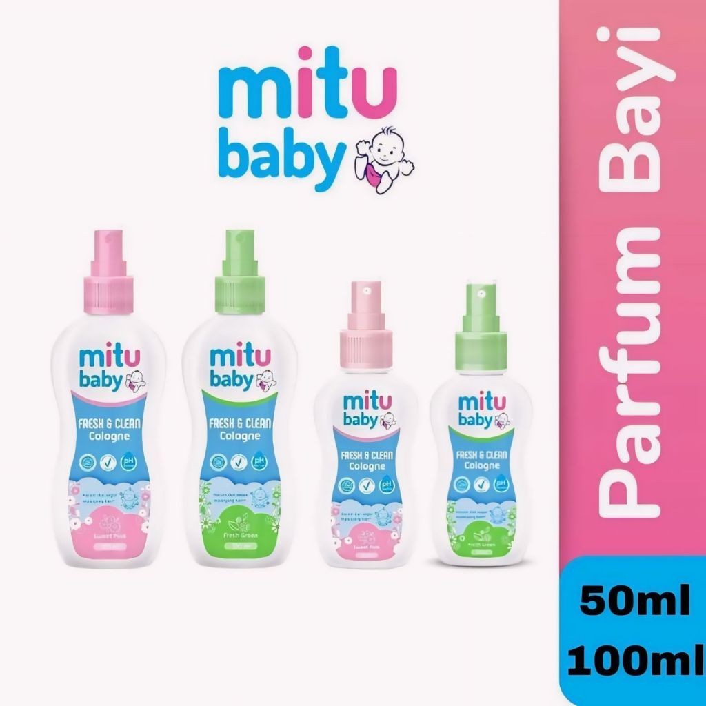 Jual Mitu Baby Cologne 50ml |100ml - parfum bayi Cologne Mitu Baby ...