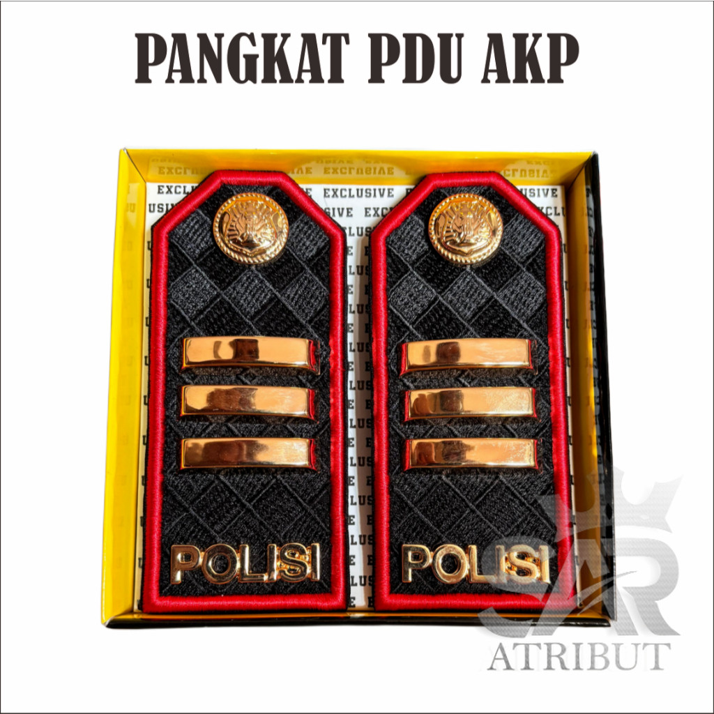 Jual PANGKAT PDU POLISI AKP list merah PANGKAT AKP PANGKAT POLRI BAHAN ...