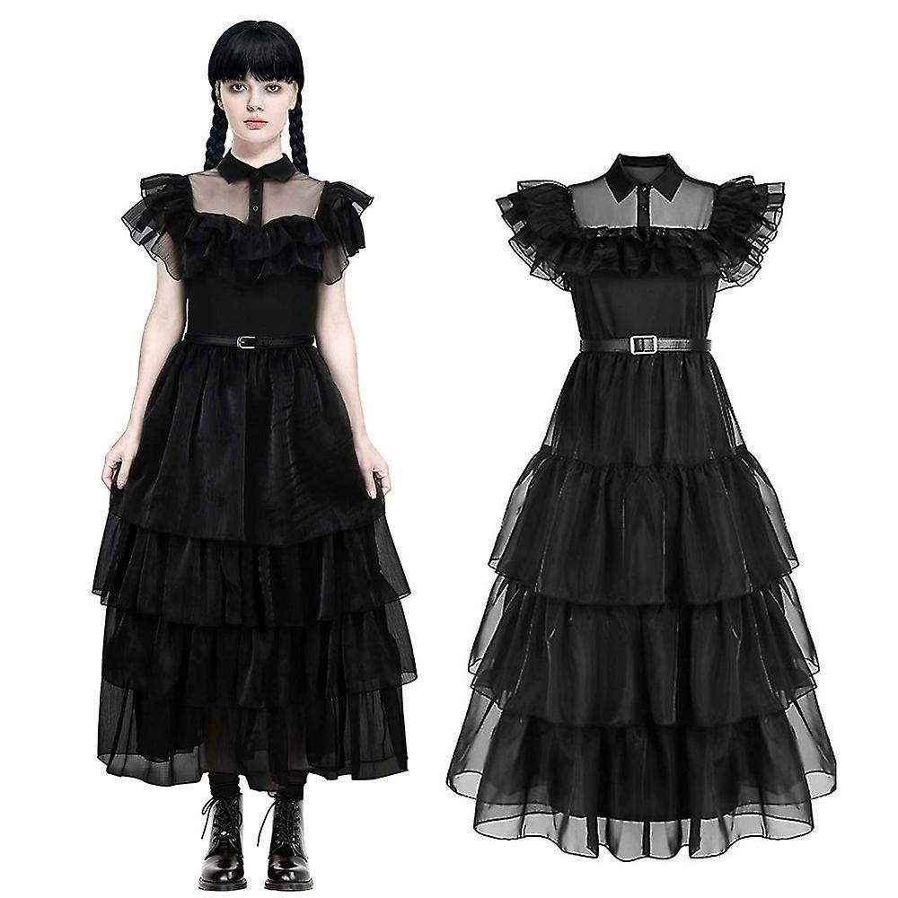 Jual CC-63 - Adam School Prom Night Party Black Dress Cosplay Costume ...
