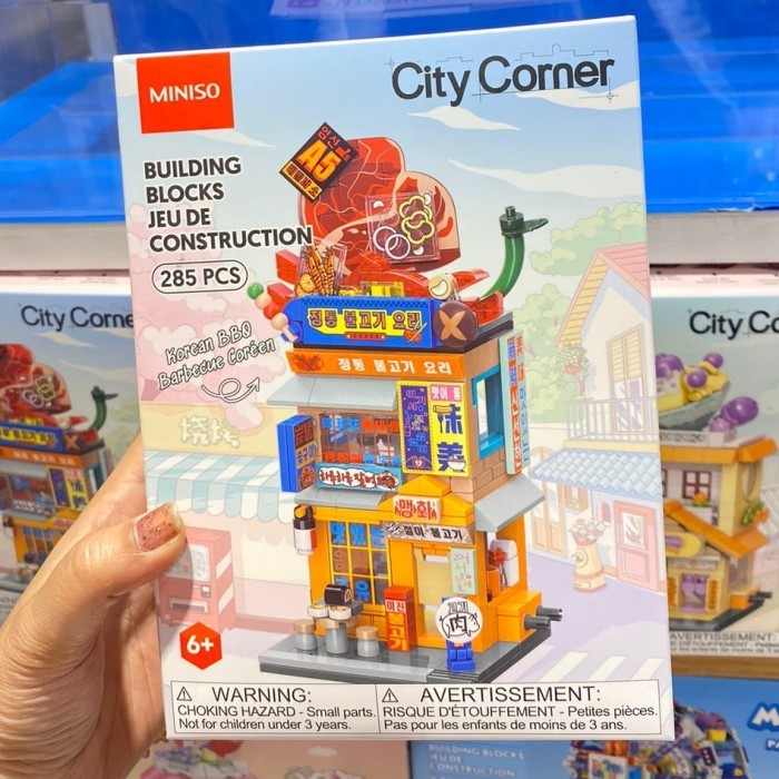 Jual MINISO BUILDING BLOCKS (285 PCS) Kerean BBQ Mainan Anak | Shopee ...
