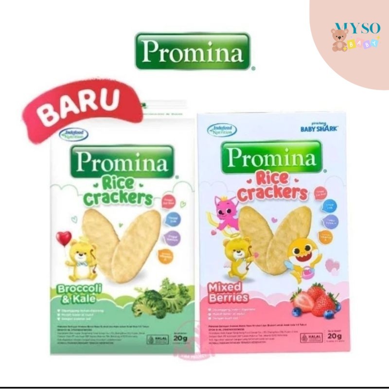Jual Promina Rice crackers 20g snack cemilan bayi | Shopee Indonesia