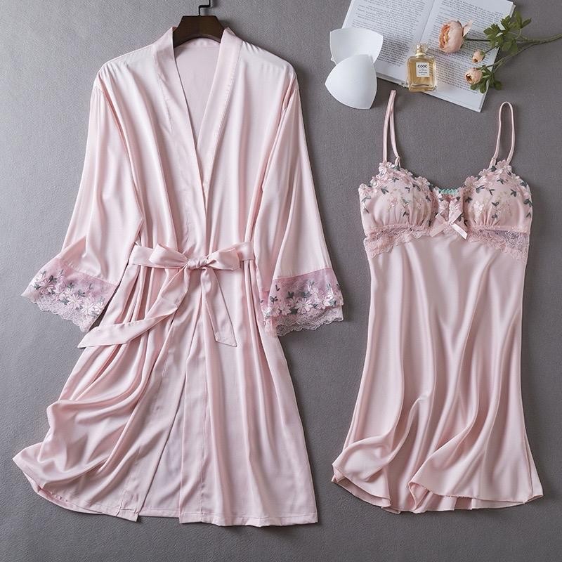 Jual NOVI - One Set Kimono Lingerie - Gaun Tidur Wanita - Baju Dinas ...