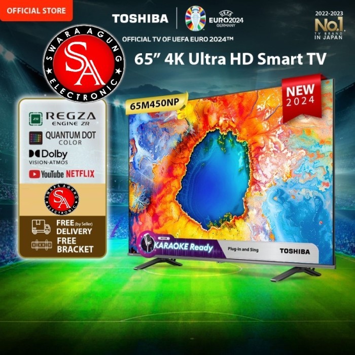Jual QLED Smart UHD 4K TV 65 Inch Toshiba Type : 65M450NP - Free ...