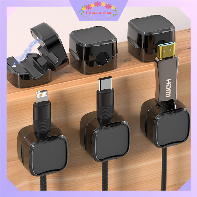 Jual FASHION FAIR - H6395 Set Clip Penyimpanan Kabel Winder Bracket ...