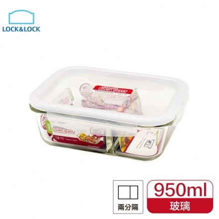 Jual Lock n Lock Oven Glass Special Container with Divider 950ml ...