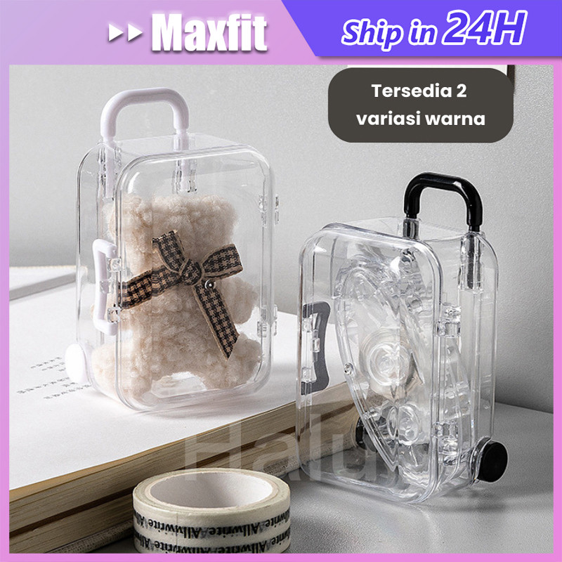 Jual Ins Koper Plastik Transparan Mini Kotak Penyimpanan Perhiasan ...