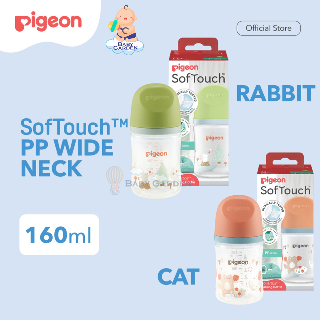 Jual pigeon botol BPP Wide Neck 160ml w/ SofTouch Nipple | Shopee Indonesia