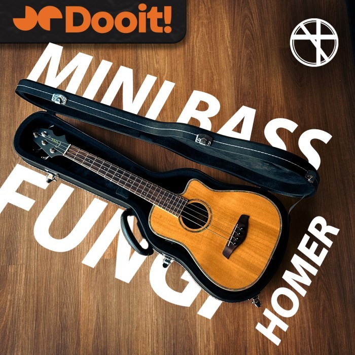 Jual HOMER FUNGI Limited Edition Acoustic Bass MINI Akustik With Preamp ...