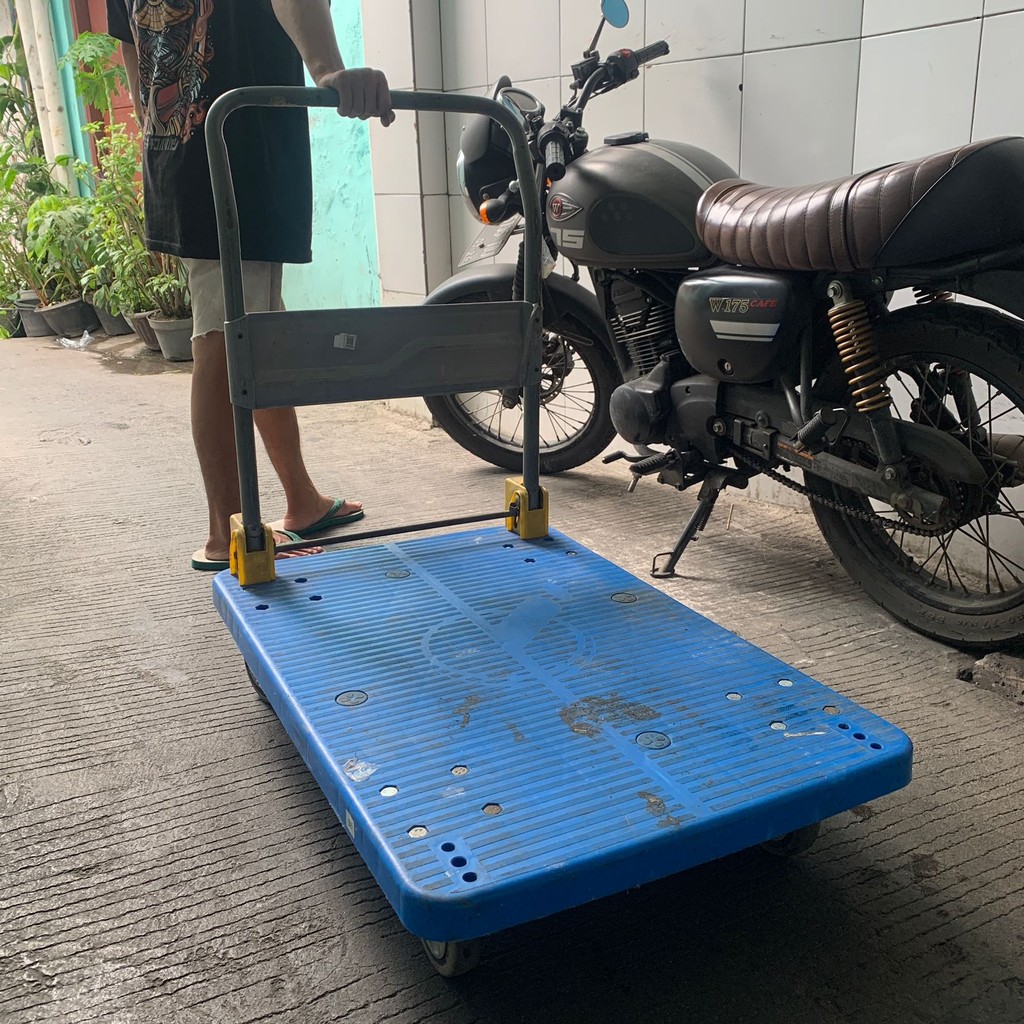 Jual Handtruck Fiber Denko 300KG - Trolley Dorong 300kg - Trolley Lipat ...