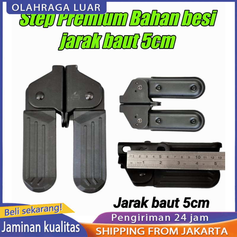Jual 2PCS Metal FootStep Pijakan Kaki Foot Step Depan Sepeda Listrik ...