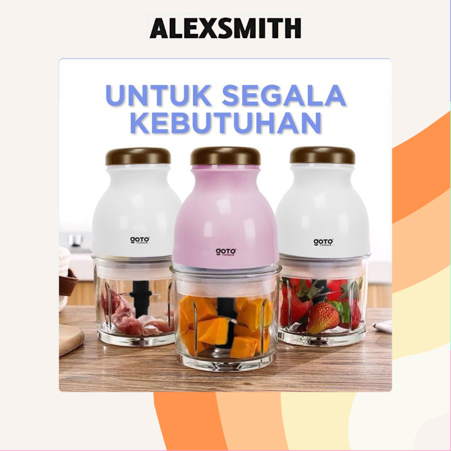 Jual Goto Capsule Blender Food Chopper Kapsul Penggiling Daging Bumbu ...