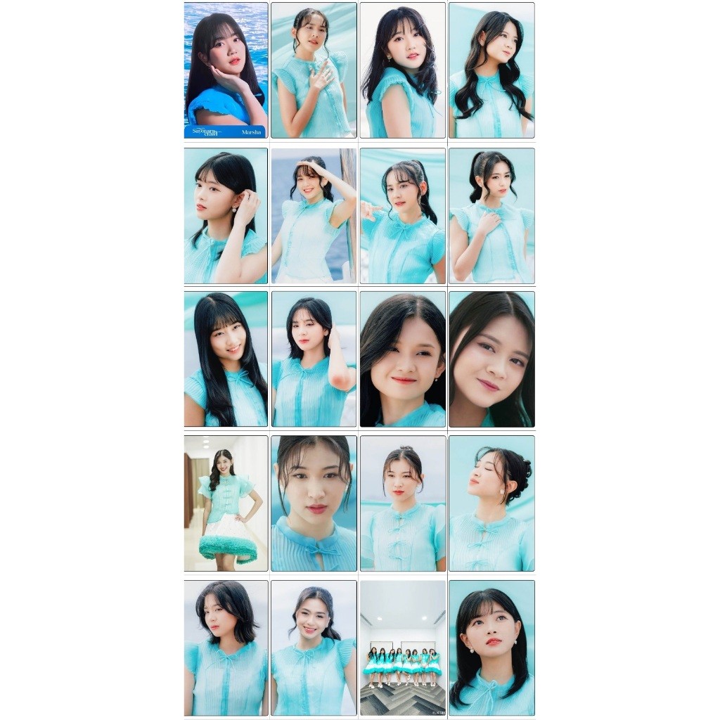 Jual PHOTOCARD ISI 50 LEMBAR SAYONARA NEW POTO JKT48 THINK DONUT 2SISI ...