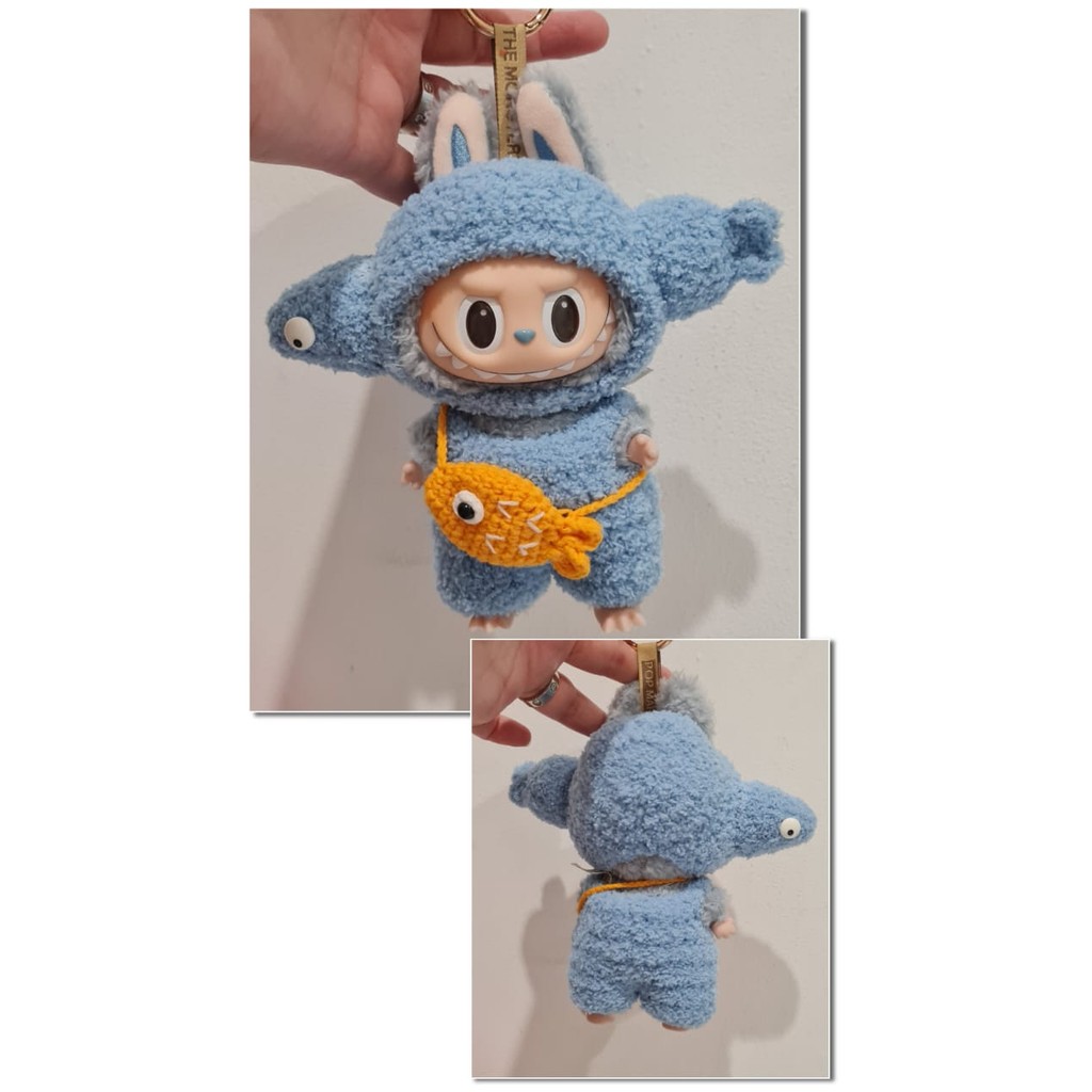 Jual READY STOCK LABUBU FISH CUSTOM // BAJU RABUT IKAN BUAT LABUBU VER ...