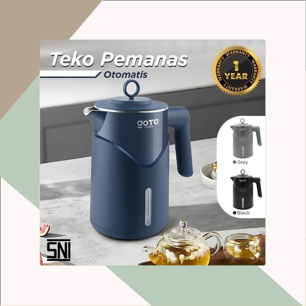 Jual Goto Voda Teko Listrik Pemanas Air Electric Kettle Stainless Steel ...