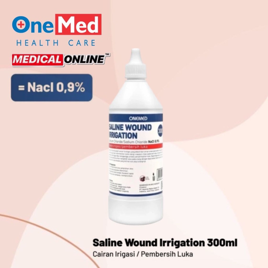 Jual ONEMED SALINE WOUND IRRIGATION SEMPROT 300 ML (NACL 0.9%) - CUCI ...