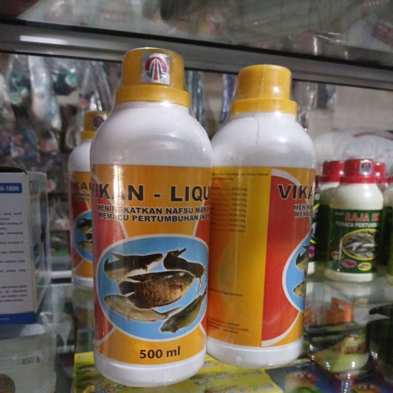 Jual Vikan Liquid Meningkatkan Nafsu Makan Memacu Pertumbuhan Ikan Vitamin Ikan Lele Vitamin ...