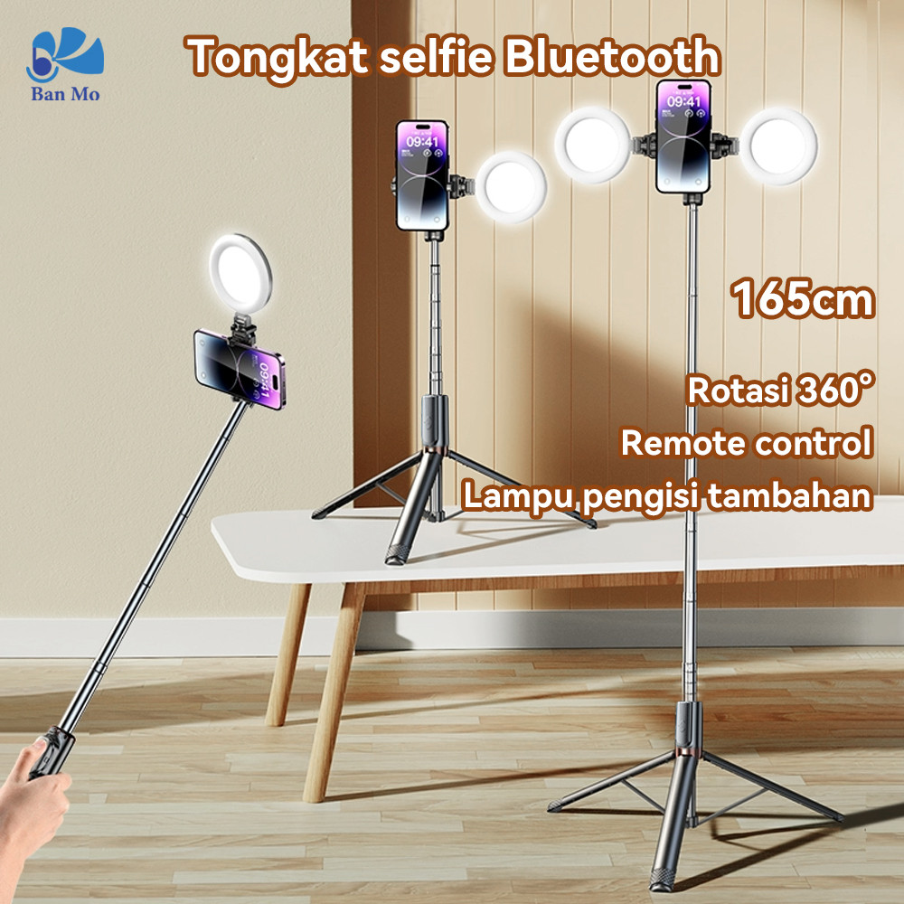 Jual Tongsis Tripod Bluetooth Remote 165cm Tripod Handphone Tripod ...