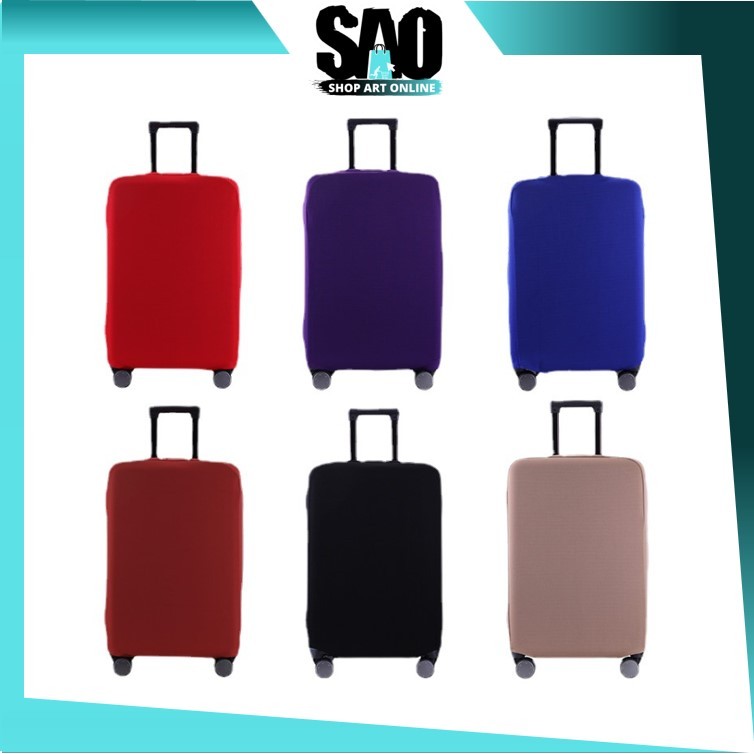 Jual SAO - 6400 Sarung Koper Warna Polos / Cover Pelindung Koper ...