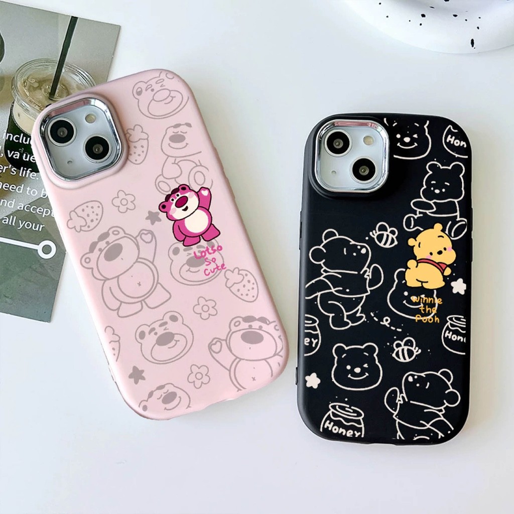 Jual WF CASE CASING POOH LOTSO UNTUK IPHONE 15 14 13 12 11 XR XS PRO ...