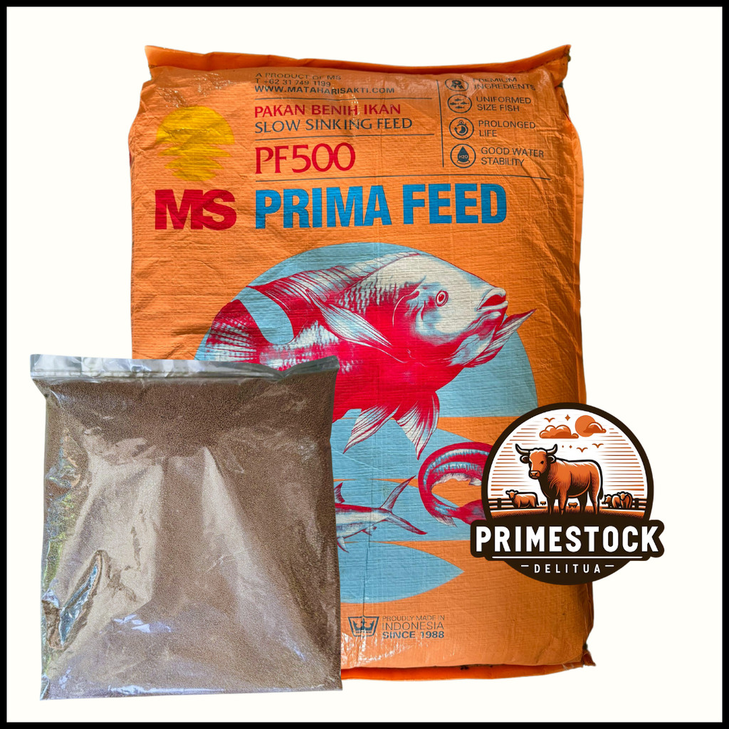 Jual Pakan Ikan Repack MS Prima Feed PF500 - 500 Gram | Shopee Indonesia