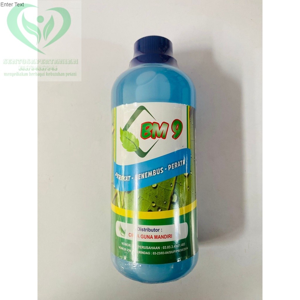 Jual 100% ORIGINAL pupuk Perekat penembus perata BM 9 isi 500ml dari ...