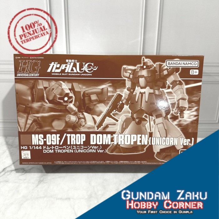 Jual HGUC MS09F TROP DOM TROPEN UNICORN VER PREMIUM BANDAI GUNDAM | Shopee Indonesia